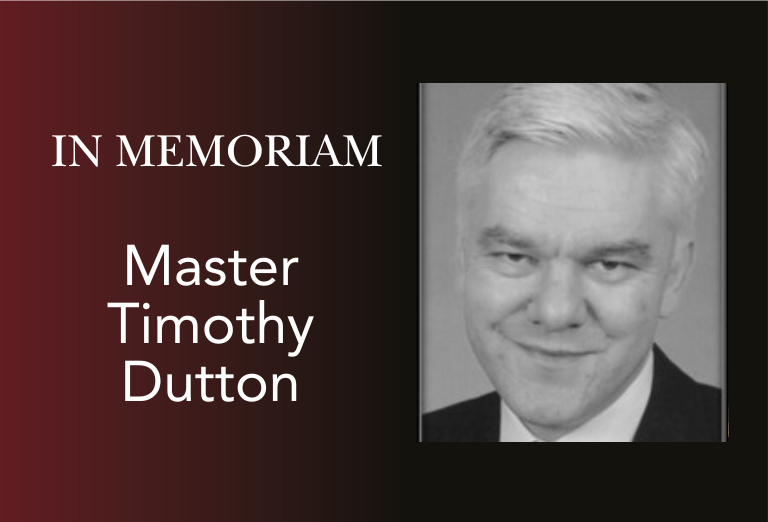Master Timothy Dutton | Middle Temple